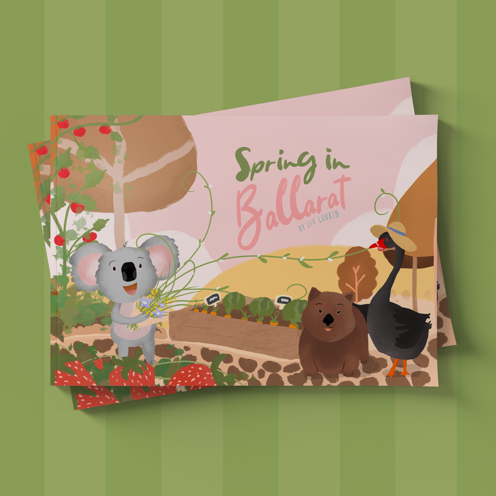 Spring in Ballarat Children's Book | Liv Lorkin Designs