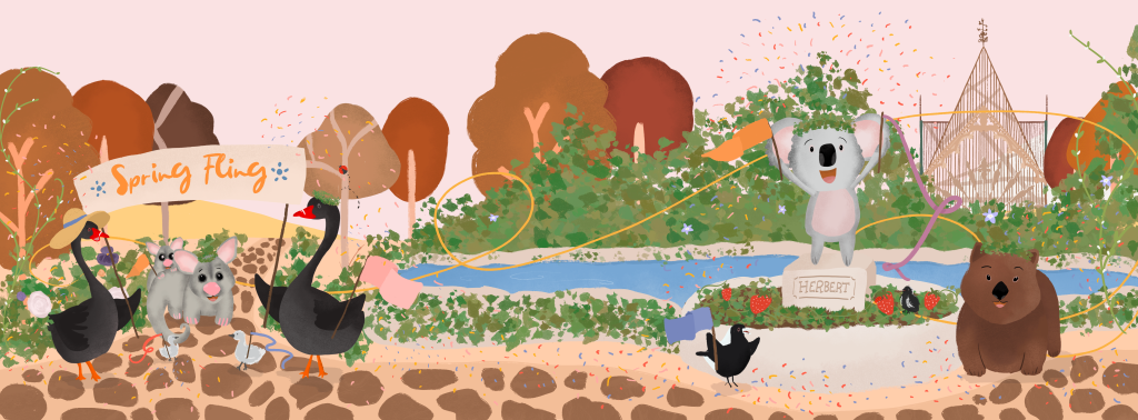 Spring in Ballarat Illustrations | Liv Lorkin Designs
